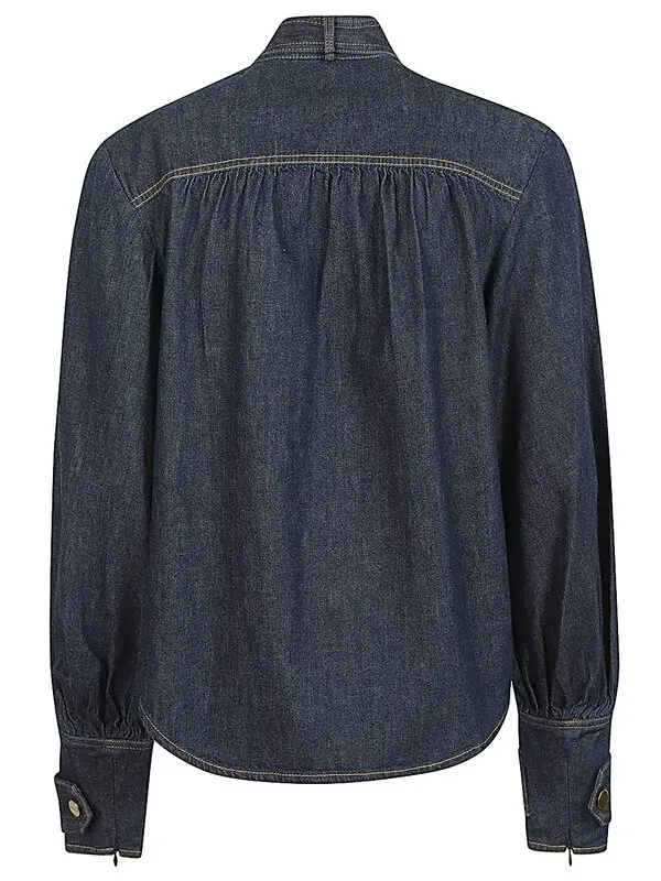 Zimmermann Denim Cargo Blouse