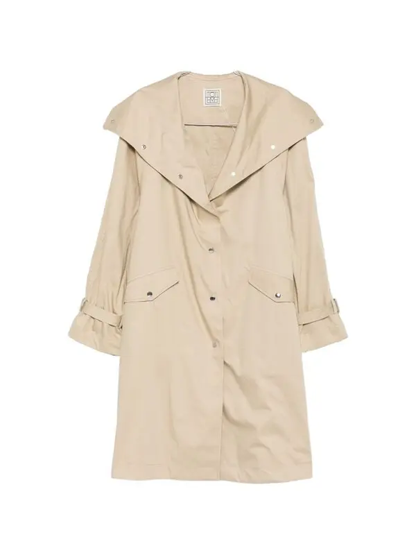 TOTEME Cotton Trench Coat - Multicolor