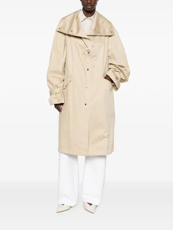 TOTEME Cotton Trench Coat - Multicolor