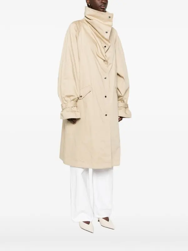 TOTEME Cotton Trench Coat - Multicolor