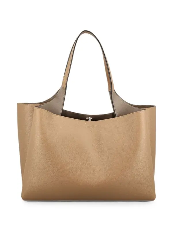 TOD'S Timeless Medium Leather Tote - Multicolor