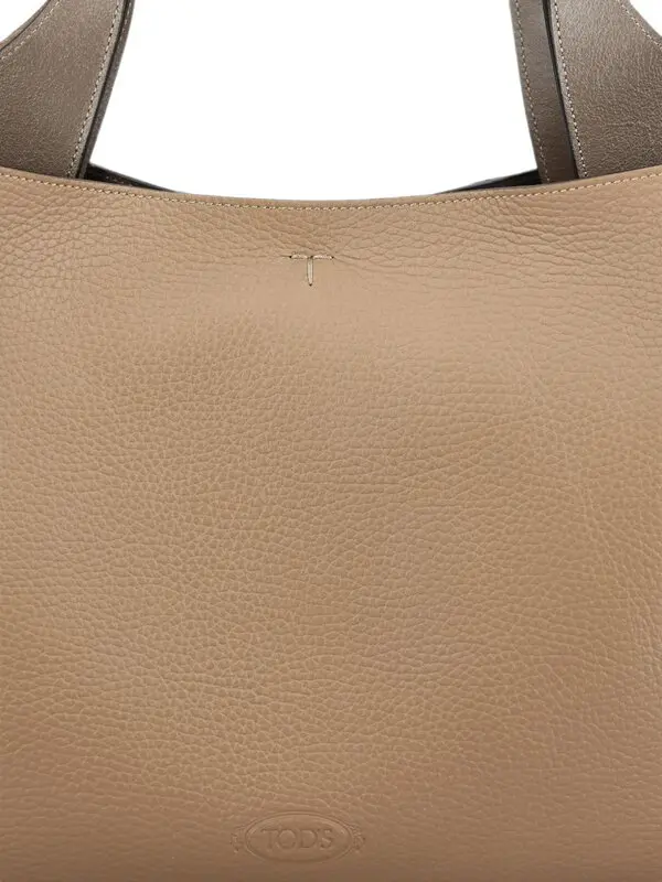 TOD'S Timeless Medium Leather Tote - Multicolor