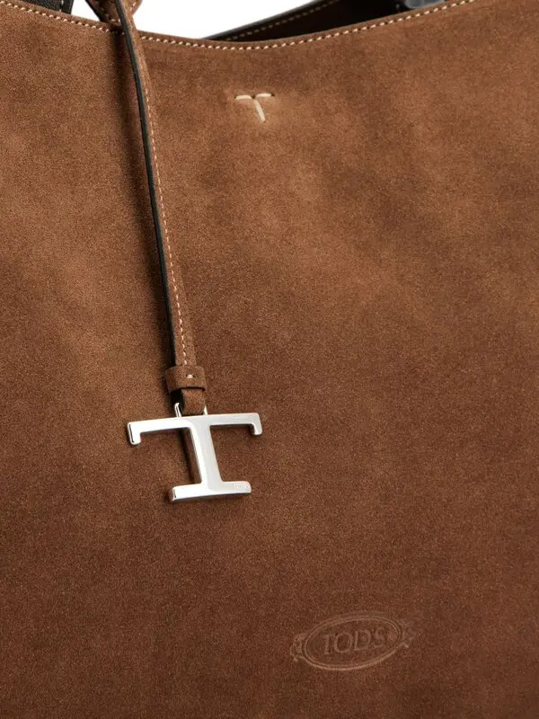 TOD'S Timeless Medium Leather Tote - Multicolor