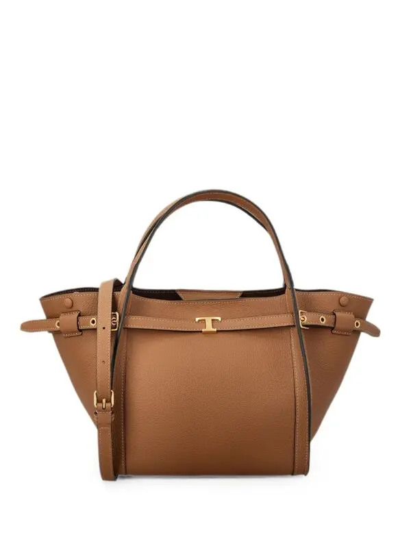 TOD'S Timeless Small Leather Tote Bag - Multicolor