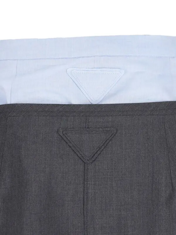 Prada Wool Midi Skirt - Multicolor
