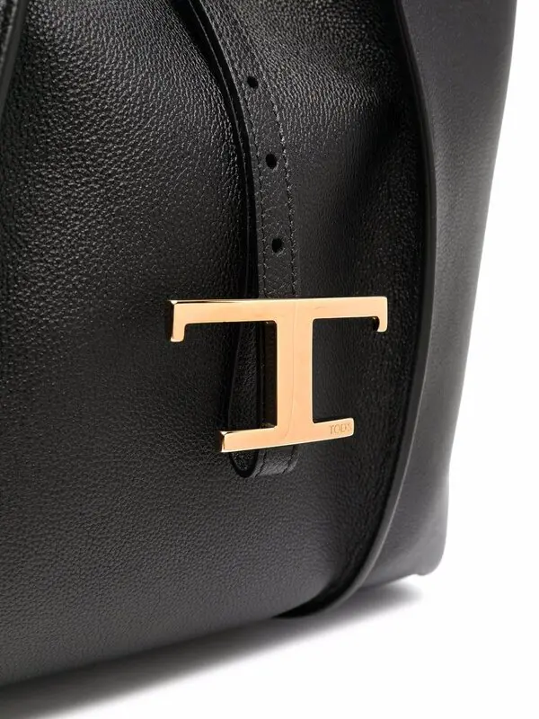 TOD'S T Timeless Medium Leather Tote Bag - Multicolor