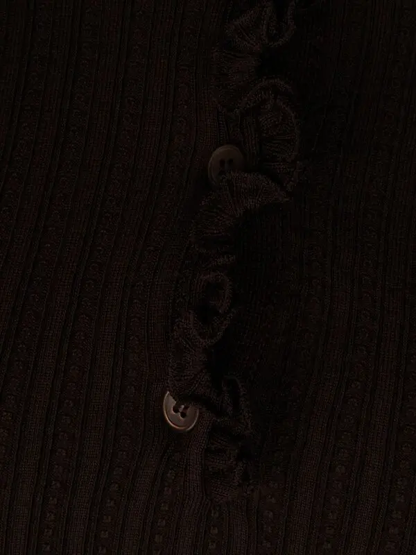 Miu Miu Silk Polo Shirt