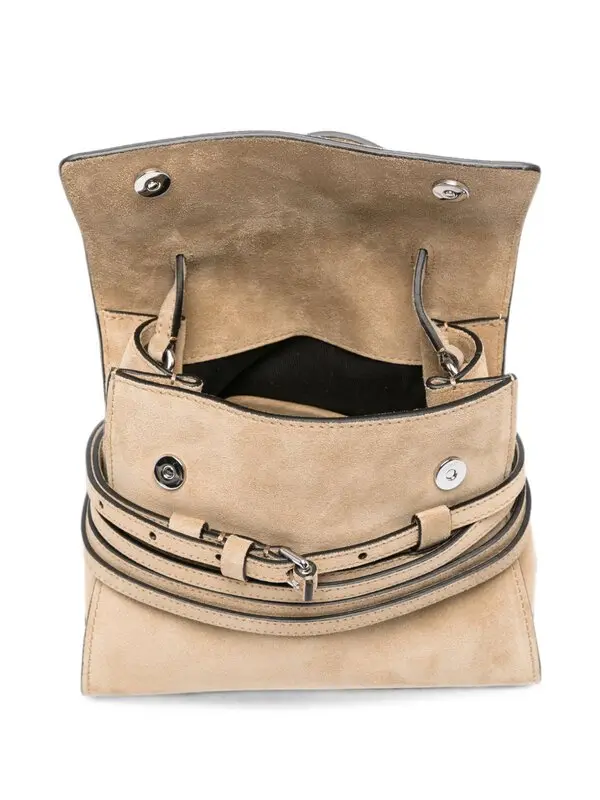 Moschino Tie Me Leather Handbag - Multicolor
