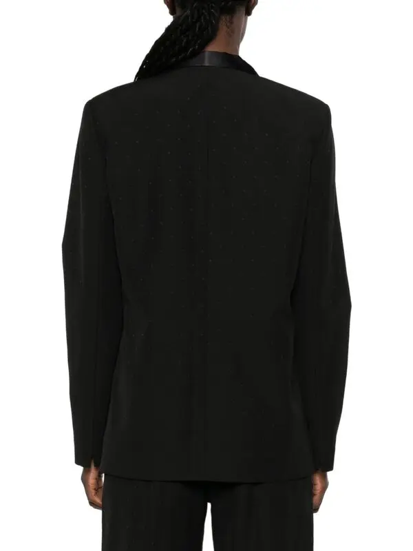 FORTE_FORTE Wool Blend Smoking Jacket - Multicolor