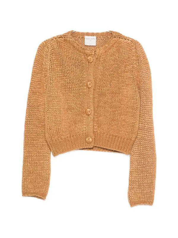 FORTE_FORTE Cashmere Blend Knit Cardigan - Multicolor