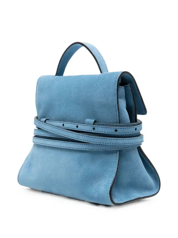 Moschino Tie Me Leather Handbag - Multicolor