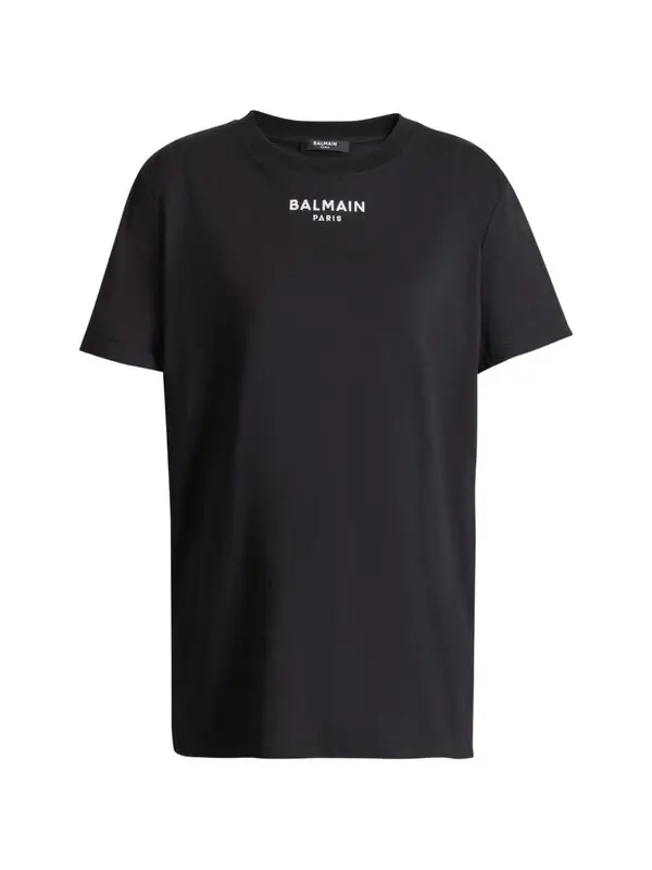 Balmain Logo Cotton T-shirt - Multicolor