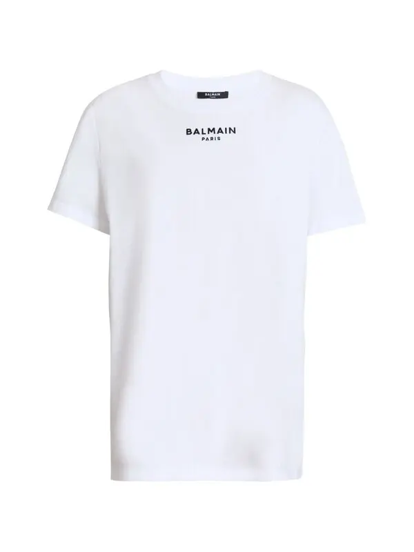 Balmain Logo Cotton T-shirt - Multicolor
