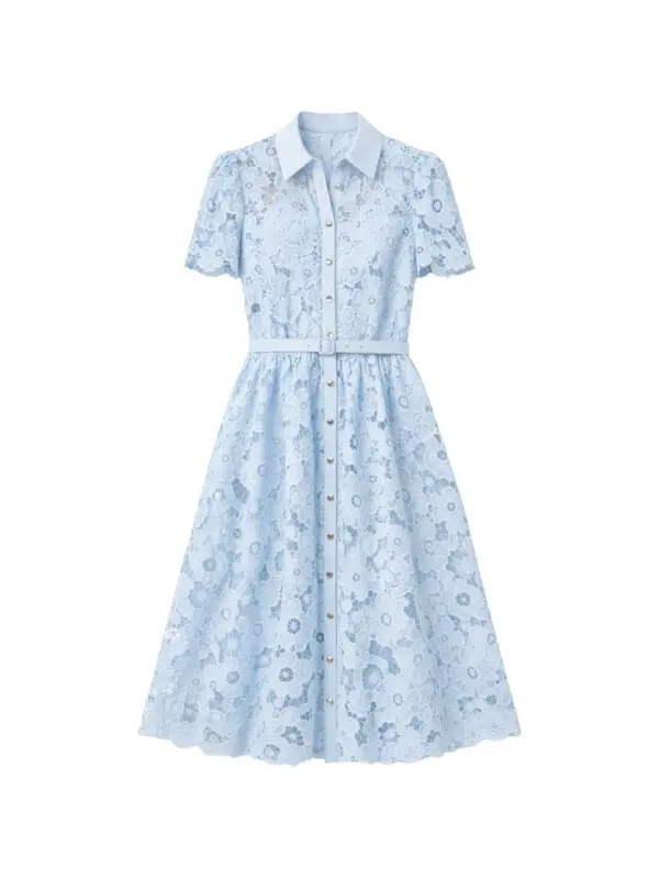 SELF-PORTRAIT Lace Midi Dress