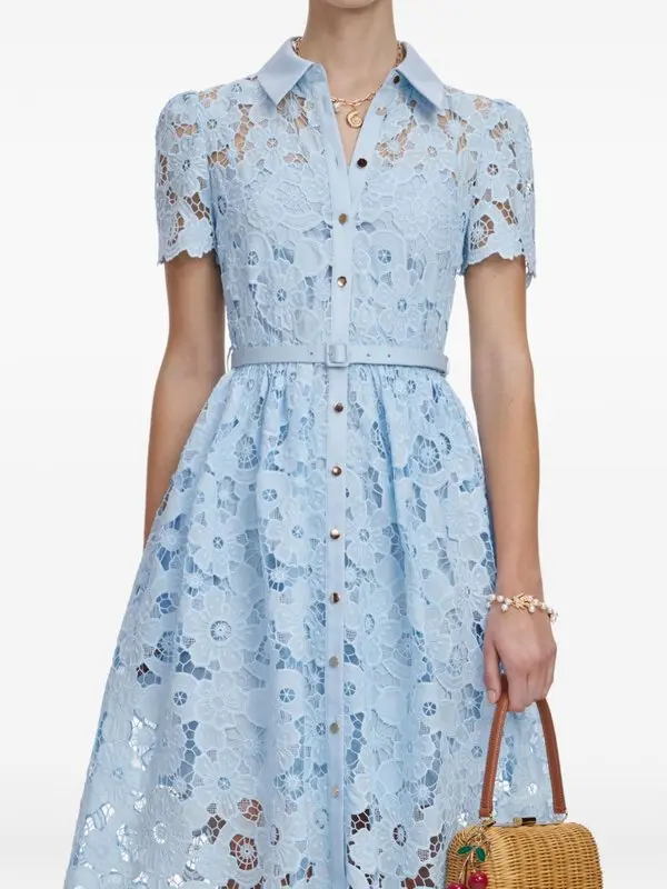 SELF-PORTRAIT Lace Midi Dress