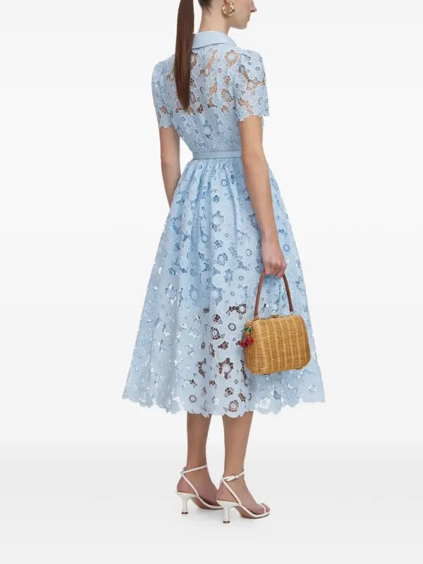 SELF-PORTRAIT Lace Midi Dress