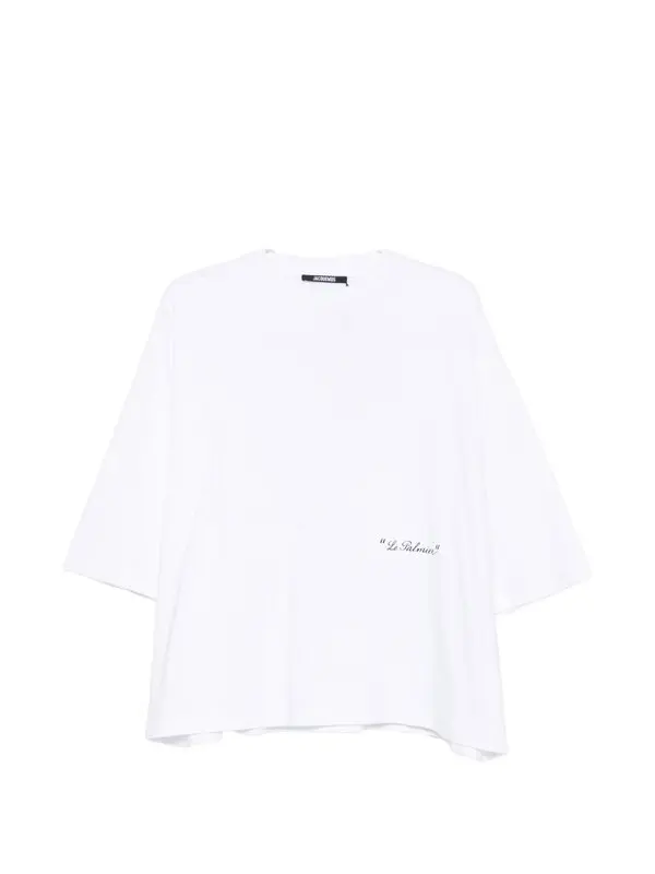 Jacquemus Le Palmier Oversized Cotton T-shirt - Multicolor