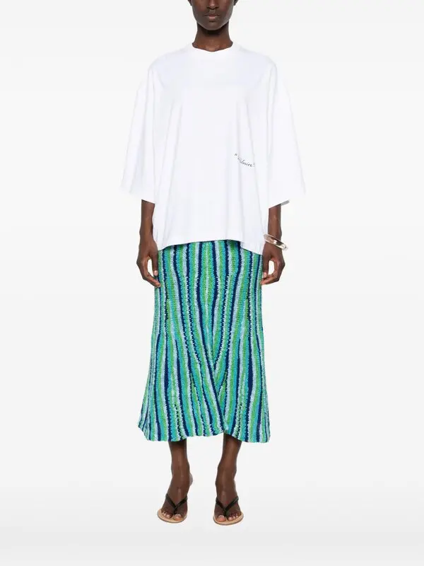 Jacquemus Le Palmier Oversized Cotton T-shirt - Multicolor