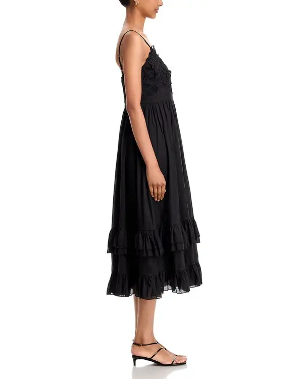 Aqua Lace Bodice Maxi Dress Exclusive