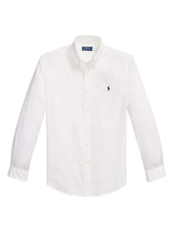 Ralph Lauren Classic Cotton Shirt For Perfect For Any Season - White