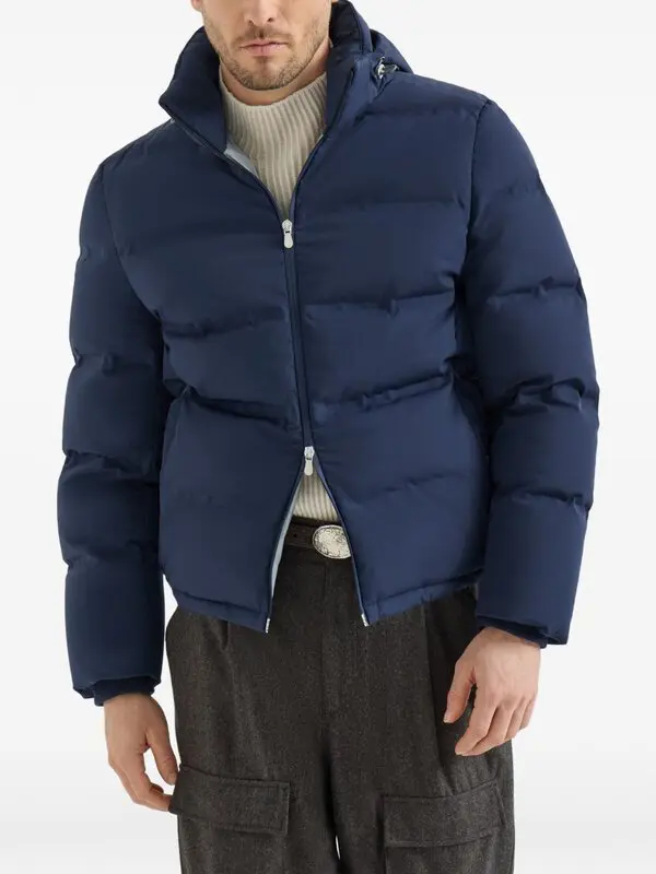 Brunello Cucinelli Short Hooded Jacket