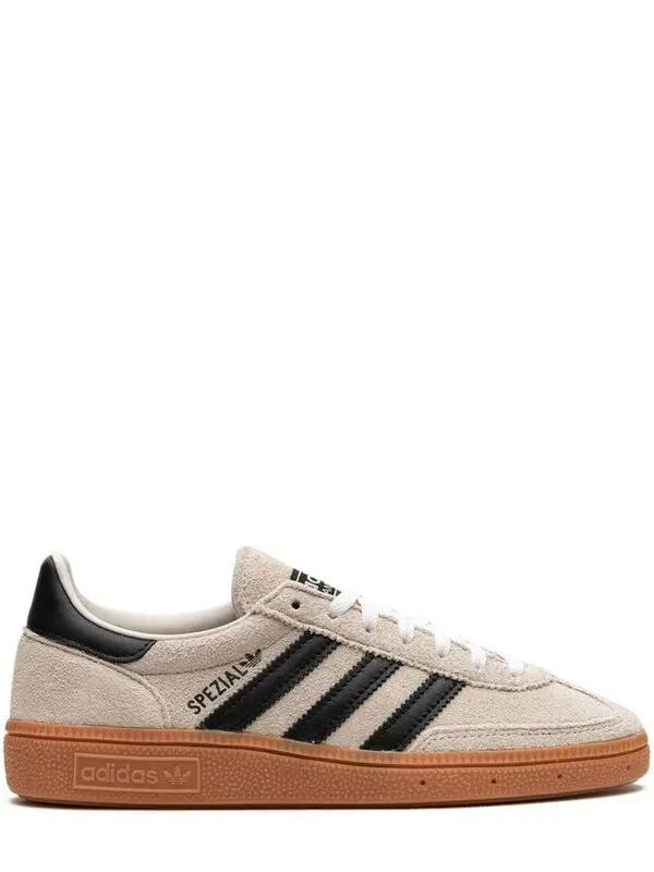 Adidas Suede Contrast Logo Sneakers - Beige