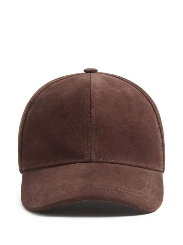 Valentino Garavani Suede Leather Baseball Cap - Multicolor