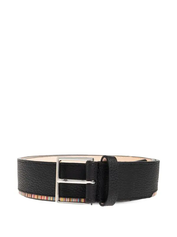 Paul Smith Signature Stripe Leather Belt - Multicolor