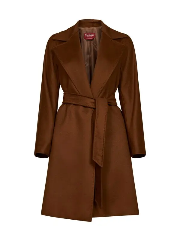Max Mara Belted Wrap Coat - Multicolor