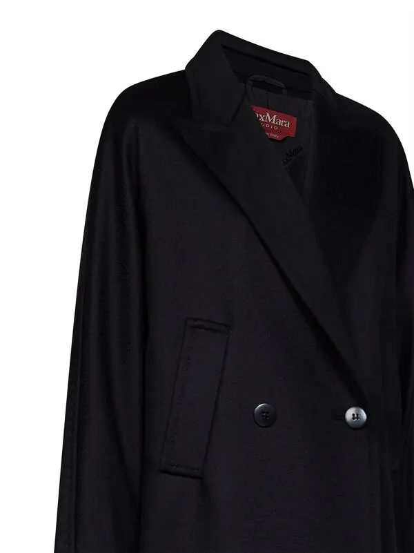 Max Mara Double-breasted Midi Coat - Multicolor