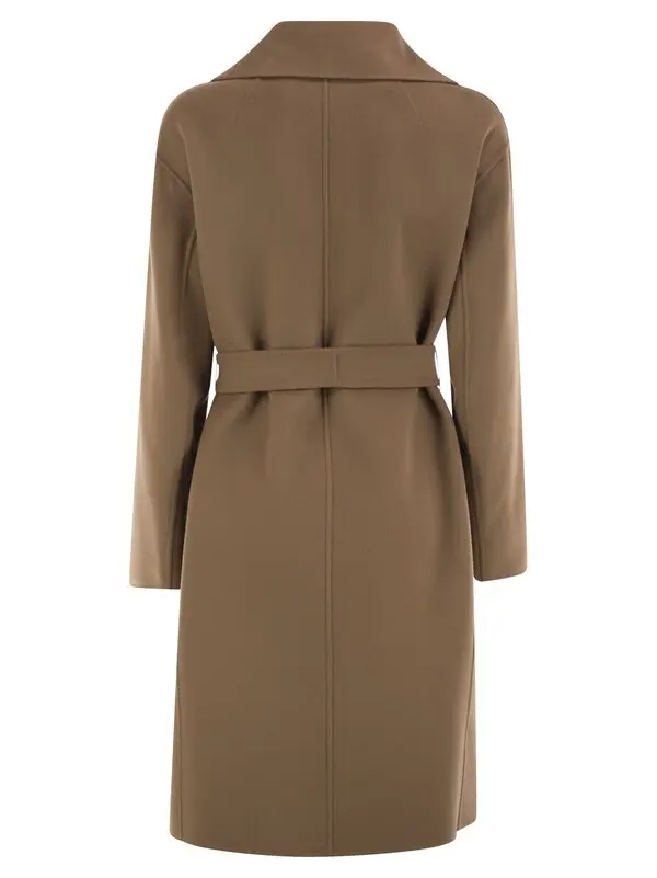 Max Mara Smmvelo Pure Virgin Wool Wrap Coat