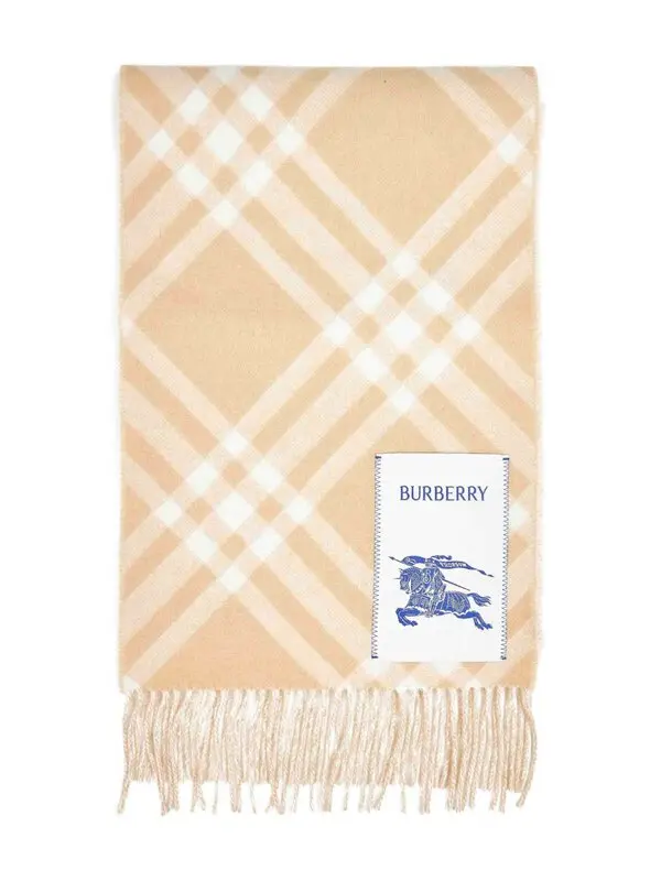 Burberry Check Cashmere Scarf