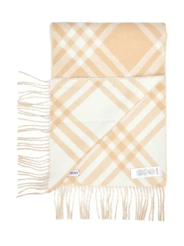 Burberry Check Cashmere Scarf