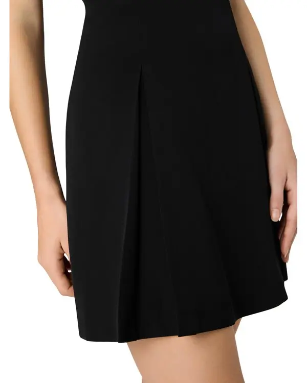 French Connection Sleeveless Inverted Pleat Mini Dress