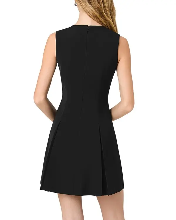 French Connection Sleeveless Inverted Pleat Mini Dress