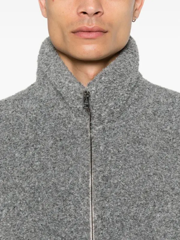 Herno Sleeveless High Neck Zip Vest - Multicolor