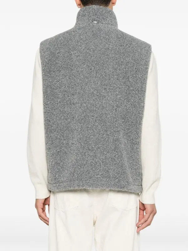 Herno Sleeveless High Neck Zip Vest - Multicolor