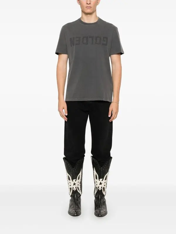 GOLDEN GOOSE Logo Cotton T-shirt