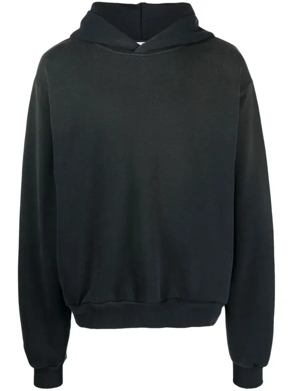 Acne Studios Distressed Logo Print Hoodie - Multicolor