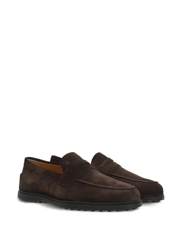 TOD'S Suede Leather Loafers