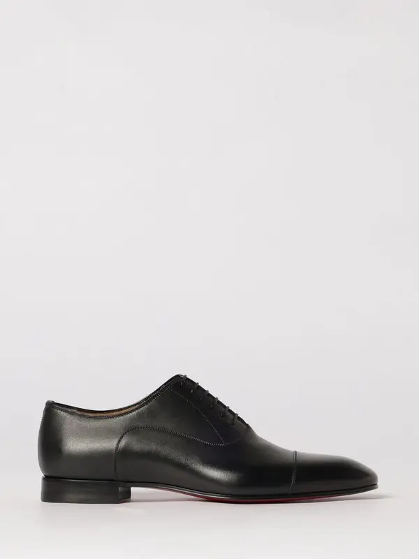 CHRISTIAN LOUBOUTIN Brogue Shoes Cap Toe Oxford - Black