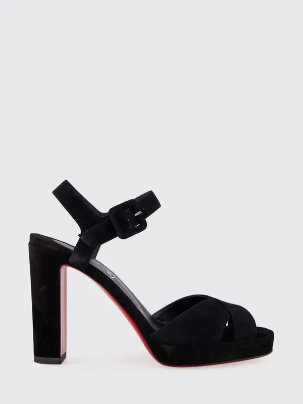 CHRISTIAN LOUBOUTIN Suede Heeled Sandals