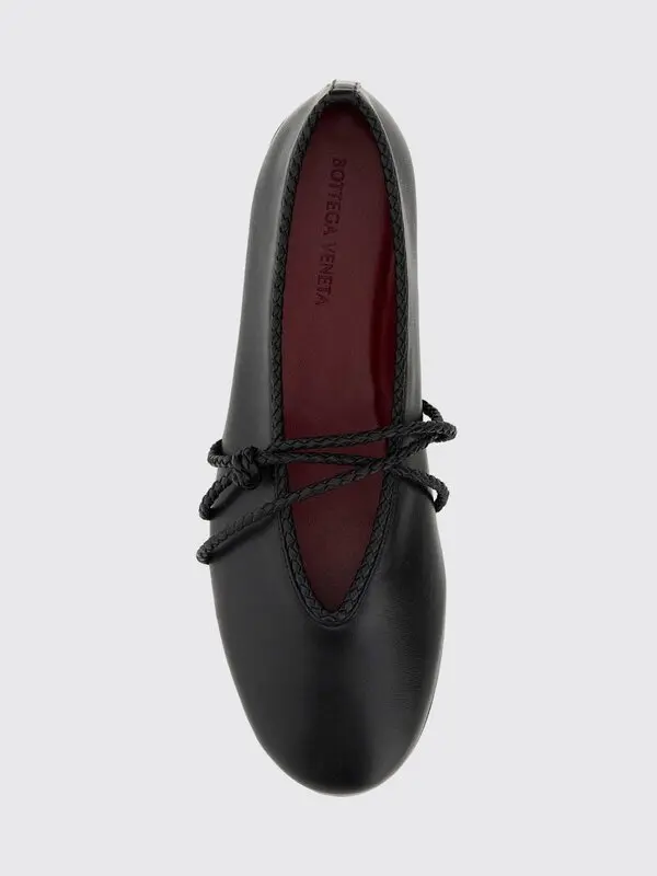 Bottega Veneta Braided Ballet Flats - Black