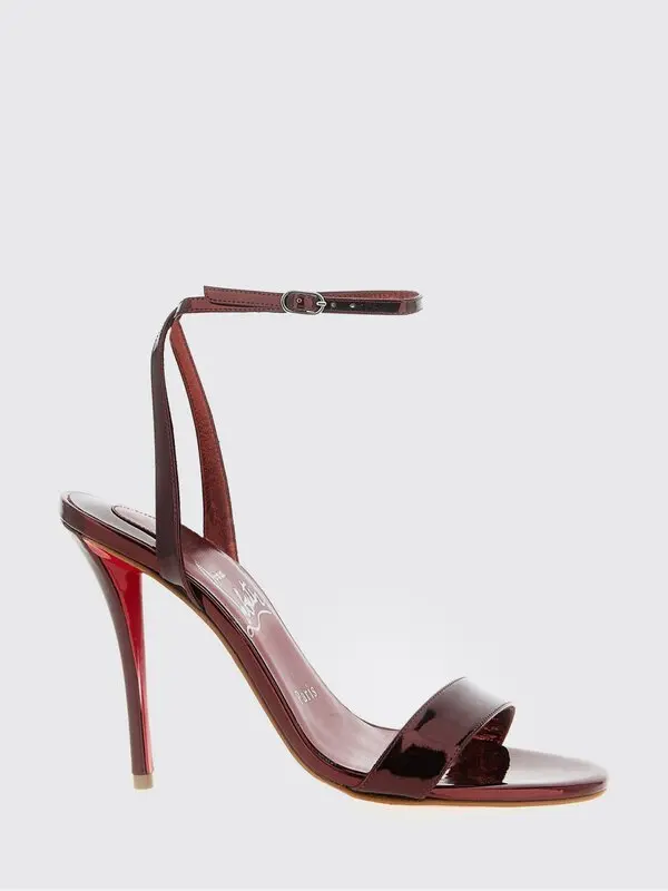 CHRISTIAN LOUBOUTIN Strappy Stiletto Heeled Sandals - Orange
