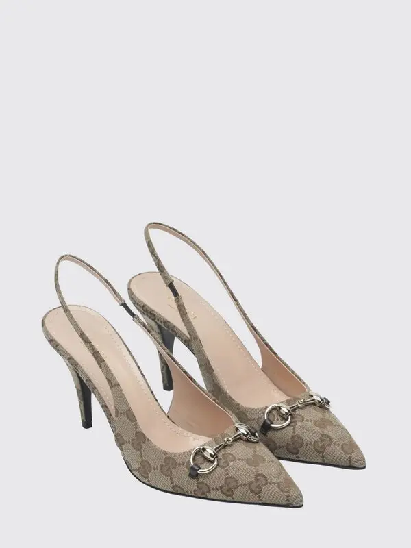 Gucci Slingback Pumps - Cream