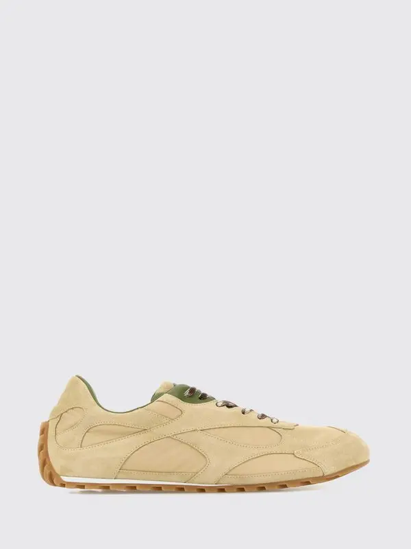 Bottega Veneta Suede And Nylon Lace-up Sneakers