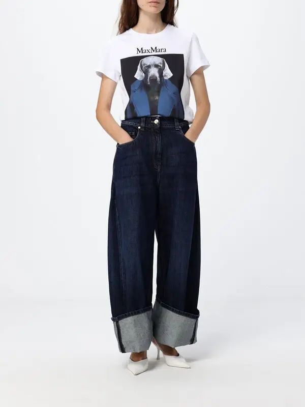 Max Mara Graphic Print T-shirt - Multicolor