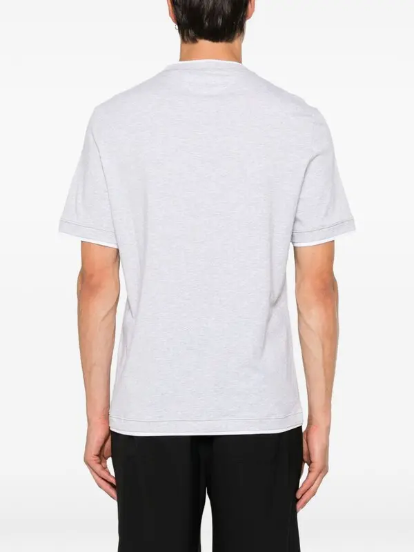 Brunello Cucinelli Logo Cotton T-shirt