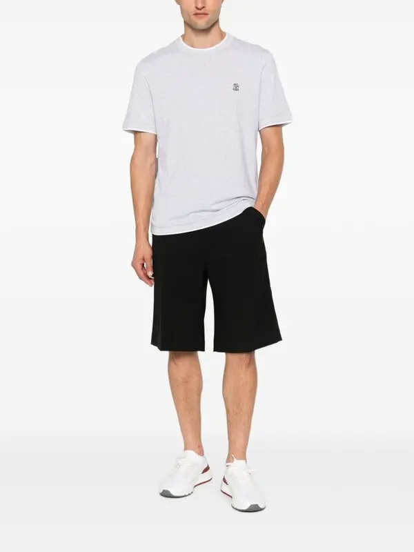 Brunello Cucinelli Logo Cotton T-shirt