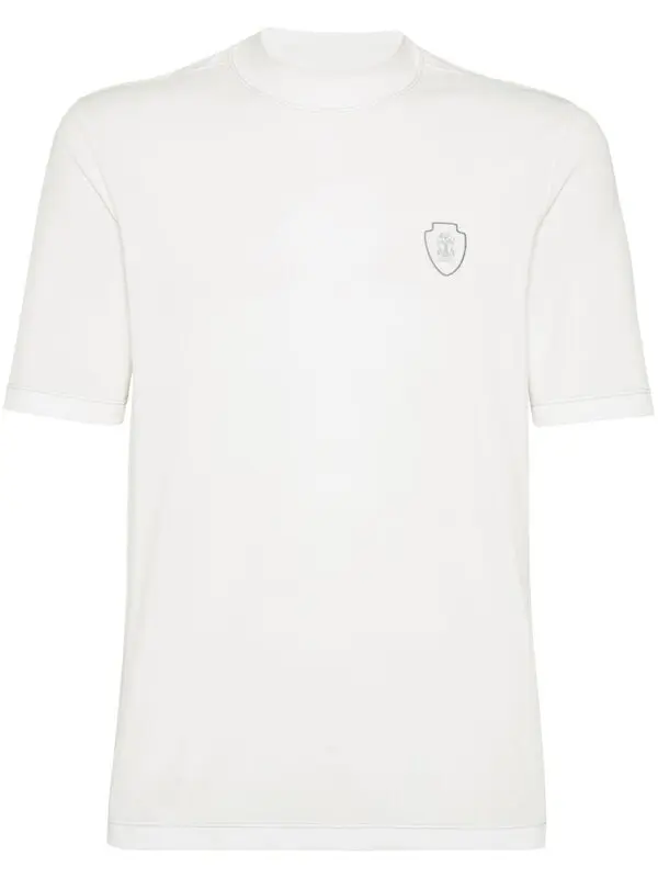 Brunello Cucinelli Logo Cotton T-shirt